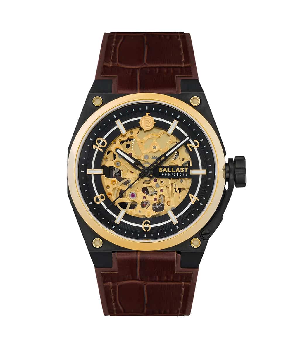 Montre BALLAST VALIANT OFFICER AUTOMATIC BROWN BL-3144-03