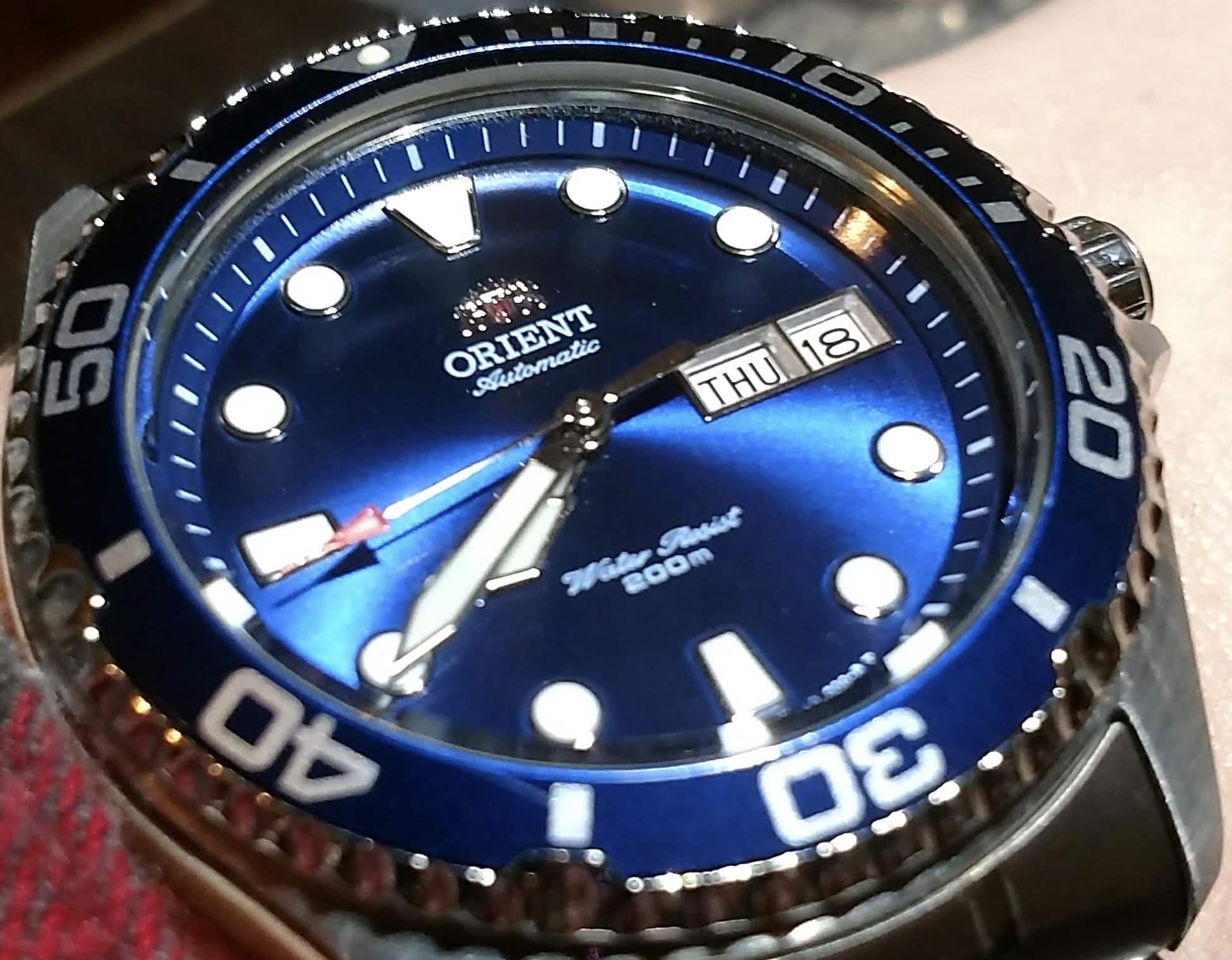 ORIENT RAY 2 BLUE RUBBER AA02008D FAA02008D9