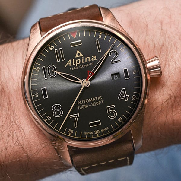 Alpina Startimer Pilot Automatic AL-525GG4S4 - Revendeur Officiel