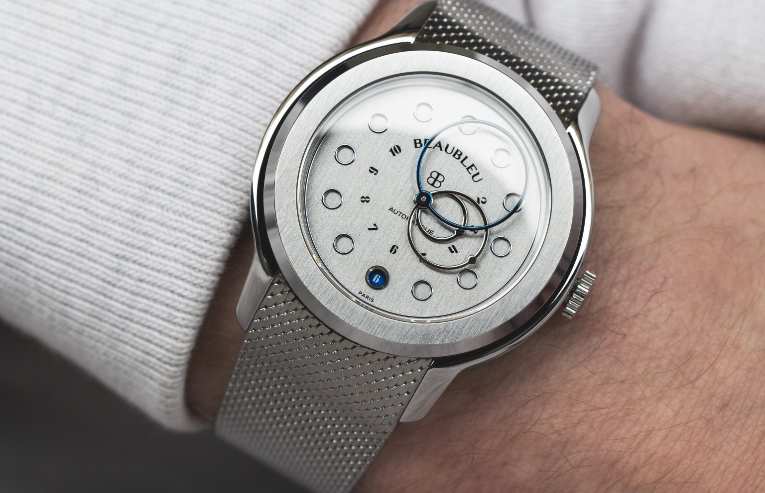 Beaubleu Vitruve Steel Date B03-DATE-STEEL- Montre automatique