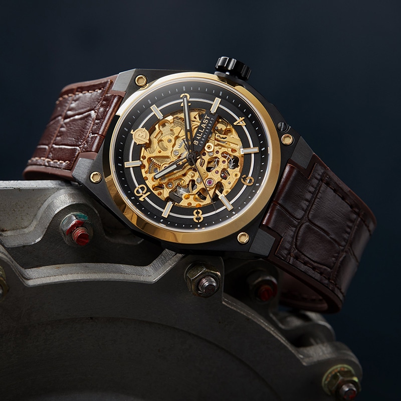 Montre BALLAST VALIANT OFFICER AUTOMATIC BROWN BL-3144-03