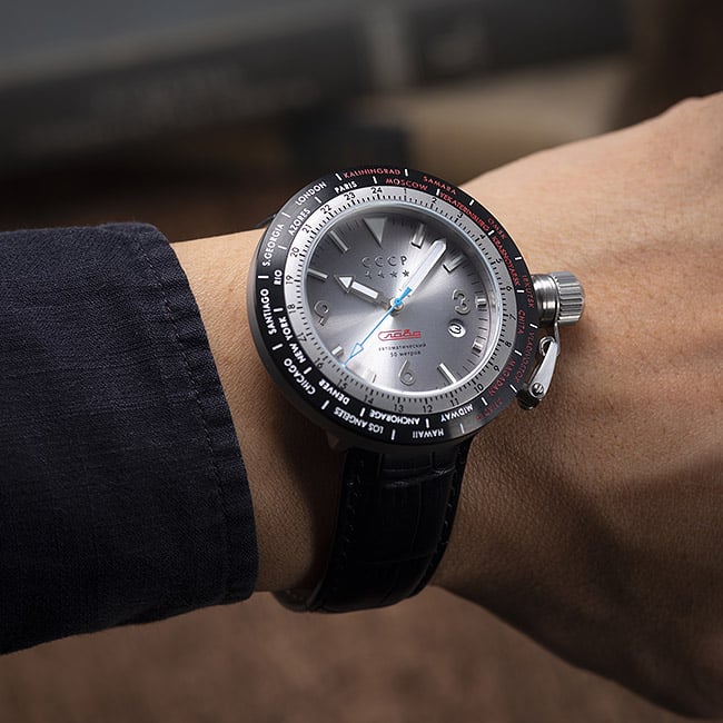 CCCP Aviation Russia Timezone CP-7053-03 - Montre automatique