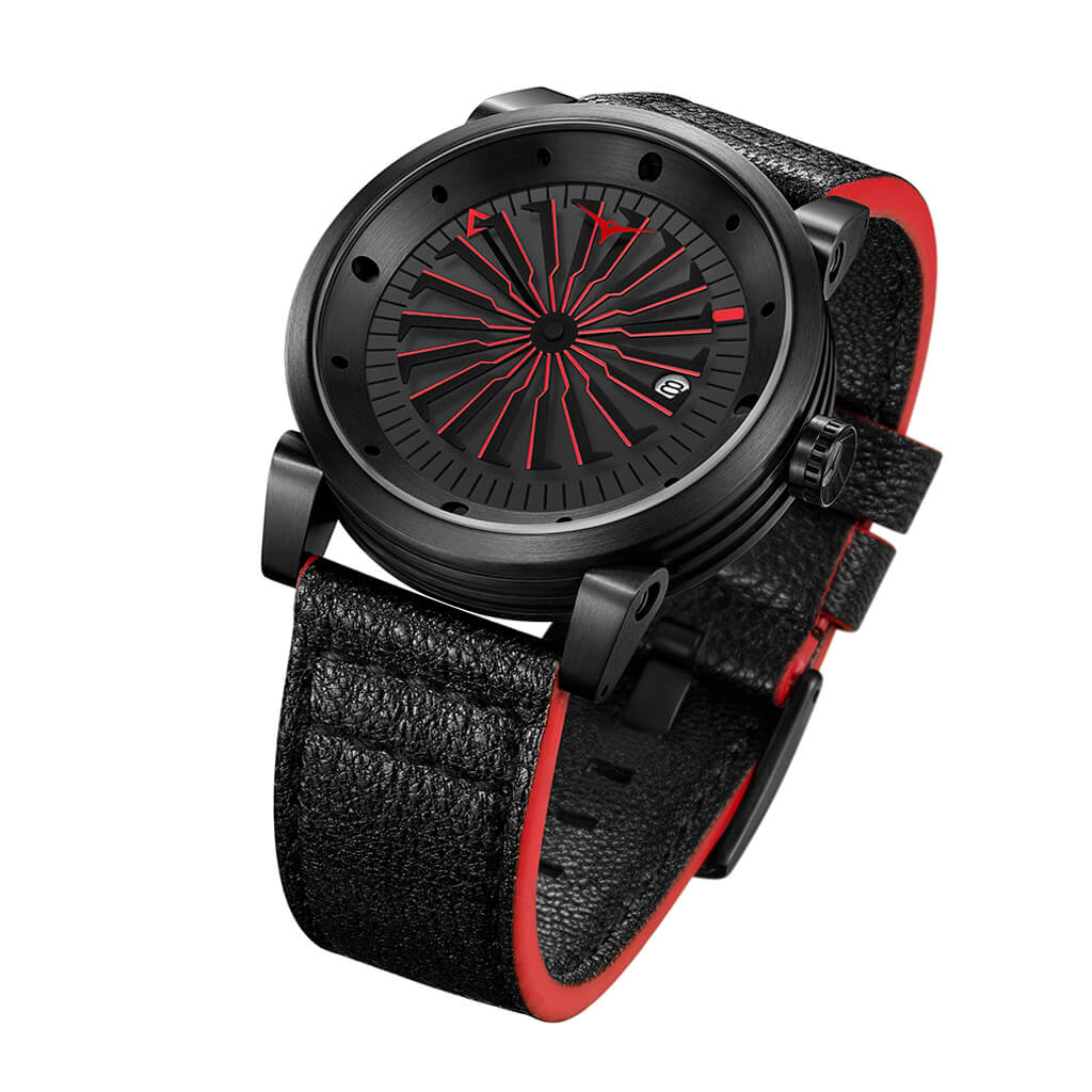 Montre Zinvo Blade Corsa Cuir Noir - Automatique Revendeur Officiel ...
