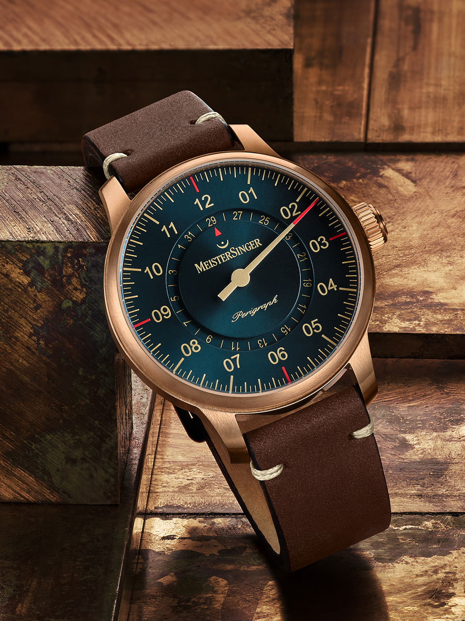 Meistersinger Perigraph Bronze Line AM1017BR
