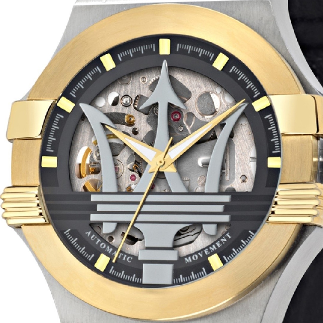 Montre automatique Maserati Potenza Auto Schelet Black Dial