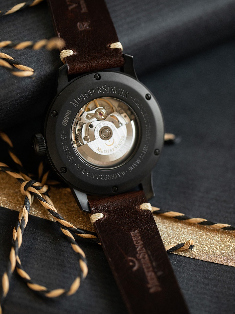 MEISTERSINGER PERIGRAPH AGED BLACK RADIUM AM1002BL