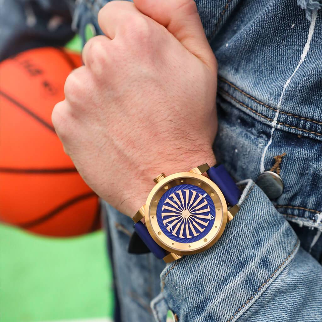 Montre Zinvo Blade Volt Bleu- Automatique Revendeur Officiel - France ...