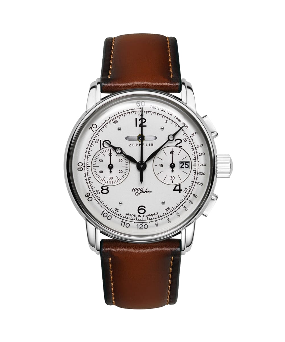 Montre Zeppelin 100 Jahre Chronographe Marron 8676-1