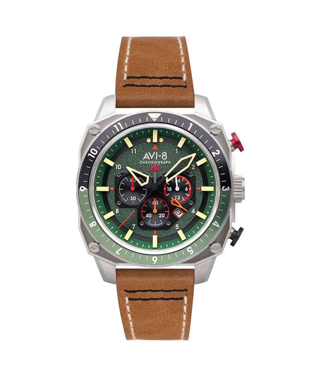 AVI-8 Hawker Harrier Farley Multifunction Marron AV-4100-01 - Montre Quartz