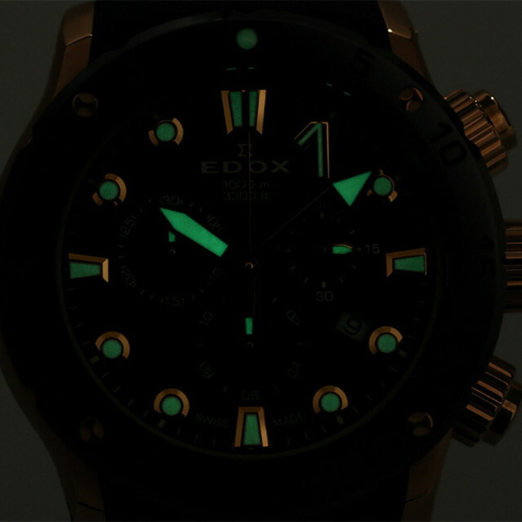 Montre Edox CO-1 Chronograph Black 10242-TINRCA-BRDR