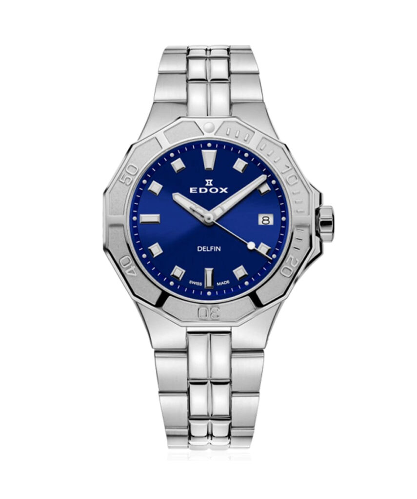 Montre Edox Delfin The Original Diver Date Lady 53020-3M-BUN