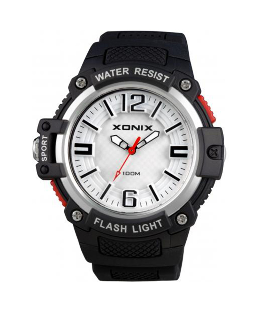 Montre Xonix Analogique Cadran Blanc Pour Homme CAB-006