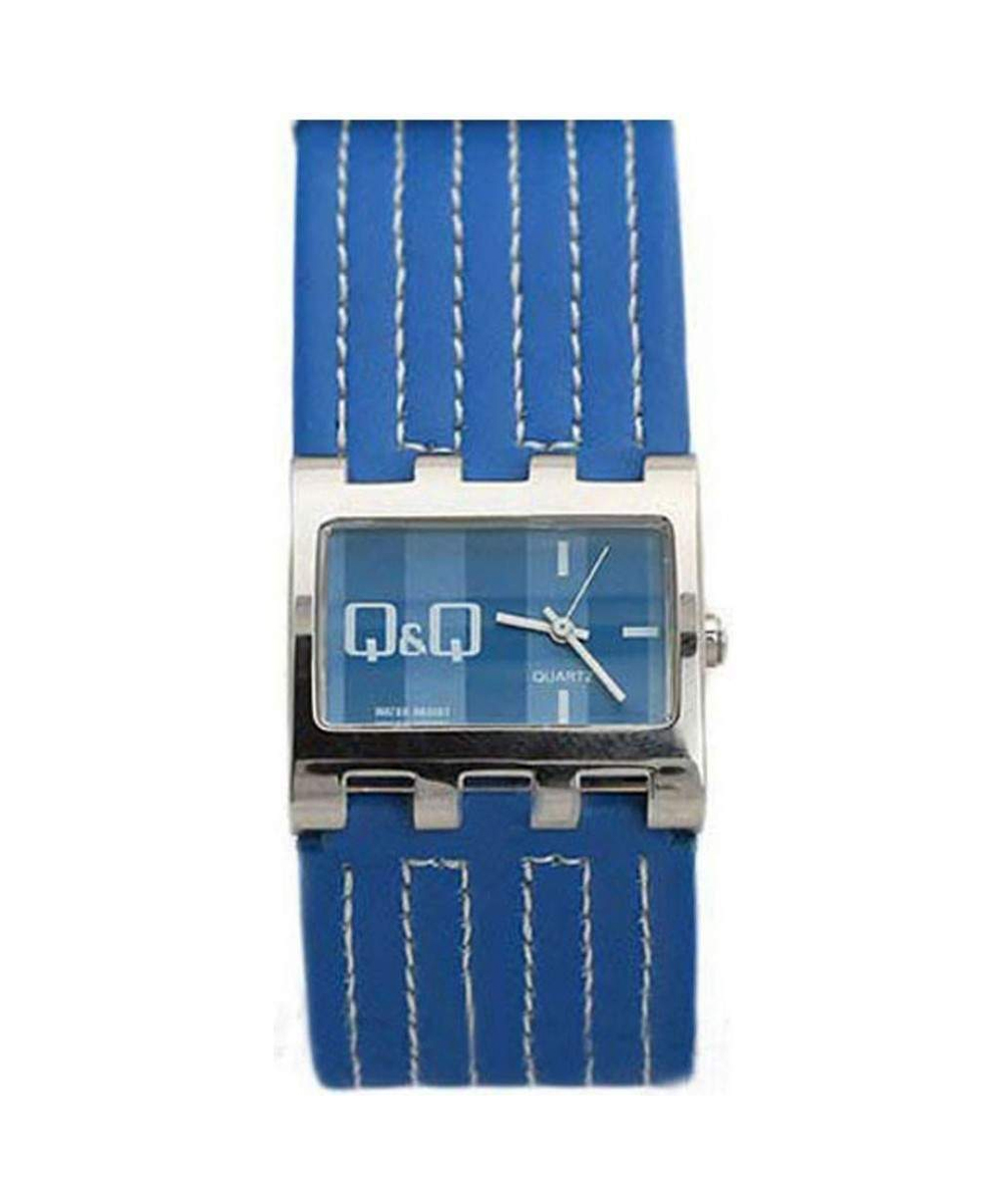 Montre Q&Q Femme Cuir Bleu VH05J312 -Montre Quartz