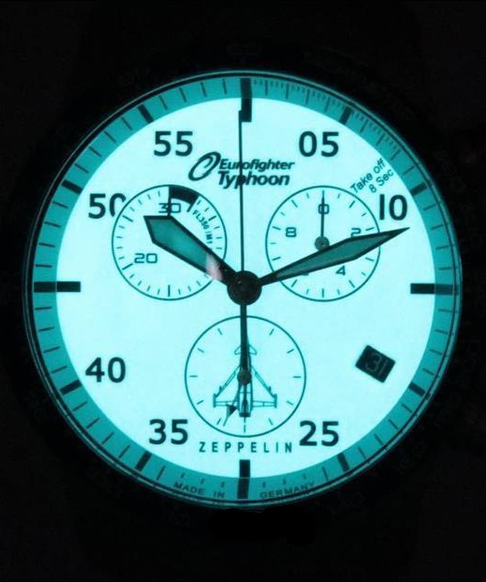Montre Zeppelin Eurofighter Typhoon Chronographe Z-7298M-5
